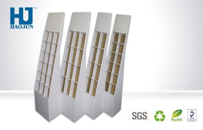 China White supermarket Retail POP Cardboard Display For , exhibition display rack for sale