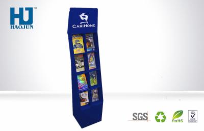 China Promotion retail Custom Cardboard Display for Book / Magazine / paper display standee for sale