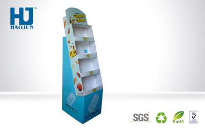 China 4C Offset Printing Paper Corrugated POP Cardboard Display Folding For Crisps for sale