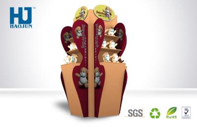 China Creative Two Sides Custom Cardboard Display for Glowing toys Pantone Color for sale
