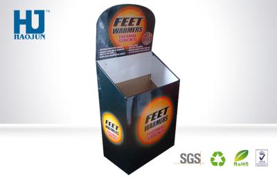 China Recyclable environmental paper Thermal Socks Dump Bin Display customized for sale