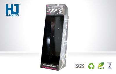 China Supermarket Black Cardboard Hanging Hook Display For Mouse / Floor Display Stands for sale