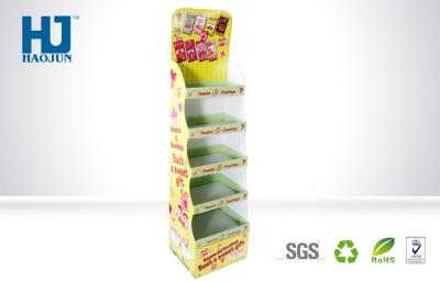 China Children Toy Advertising Standee Cardboard Floor Displays For Candy Gift for sale