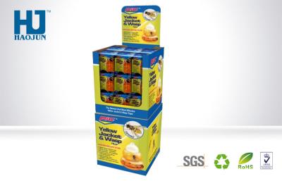 China Eco - friendly Store Dump Bin Cardboard Display Stand For Honey Promotion for sale