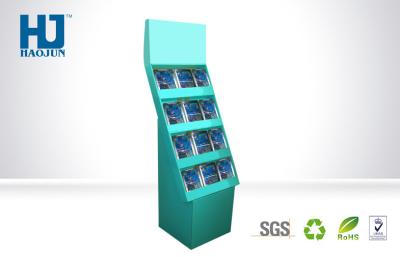 China 4 Shelf Corrugated Paper Cardboard Floor Display For Sunglasses Fashionable for sale
