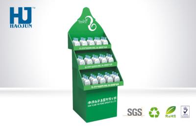 China Green Environmental Cosmetic Display Stand For Baby Care Product , Makeup Display Shelf for sale
