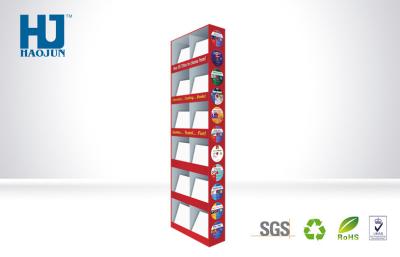 China White Corrugated Paper POP Cardboard Floor Displays With CD / DVD Customized for sale