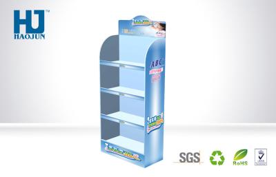 China Supermarket Retail Cardboard Display Stand For Comestic Promotion Paper Display Racks for sale