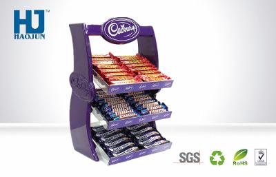 China Customized POP Cardboard Advertising Displays For Candy / Biskuit / Donut for sale