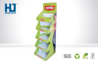 China Supermakets Promotion POP Cardboard Pallet Display Stand With Units Boxes Design for sale