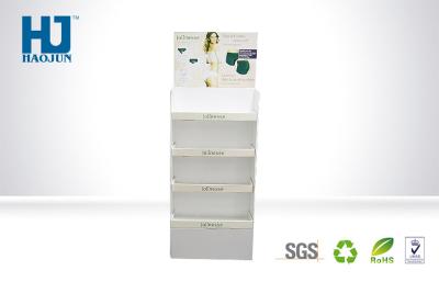 China Women's Underwear Cardboard Floor Displays / Matt Lamination POP Display Stand for sale