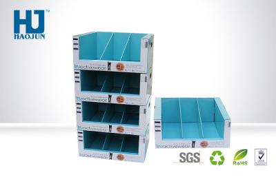China Varnishing Colour Printing Snacks Tabletop Paper Cardboard Display Stand Foldable for sale