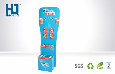 China Customized Plastic cardboard Hook Display Shelf , Paper Display Rack For Sticky Note for sale