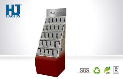 China Customized Cardboard Pallet Display For Perfume Portable Paper Display Stands for sale