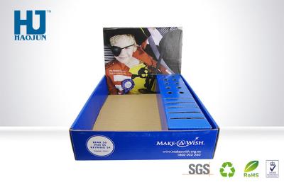 China Promotional Corrugated Paper Toys Cardboard Display Box Flat Packed for sale