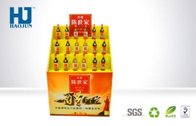 China Floor Standing Store Retail Dump Bins Display for Drink with lemature Vinegar for sale