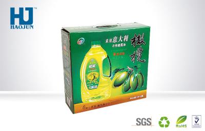 China Small Italian Olive Oil Corrugated Cardboard Packing paper gift Box With Handle for sale