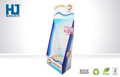 China Recycable Supermarket retail Corrugated Cardboard Hook Display For Candy for sale