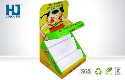 China Foldable Cartoon 300g CCNB Cardboard Countertop Display Box For Medicine Cabinet for sale