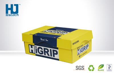 China Grey / Ivory Board Shoe Cardboard Packing Box Printing With 4C Color for sale
