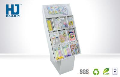 China White Dump Bin Display With Hooks , Kids Toy Grocery Store Display Racks for sale