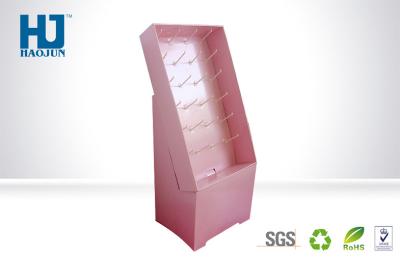 China Hanging Toys / Accessories Free standing AD Cardboard Hook Display , Peg Paper Display for sale