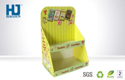 China Yellow Corrugated Paper Caedboard Display Box For Beautiful Cellphone Shell for sale