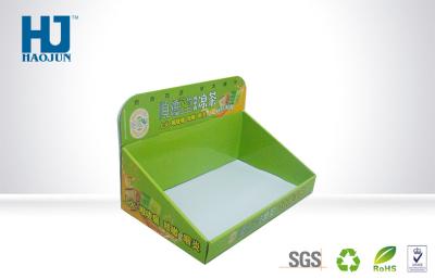 China Pantone Color Printing Store Retail Cardboard Display Box Flat packed for sale