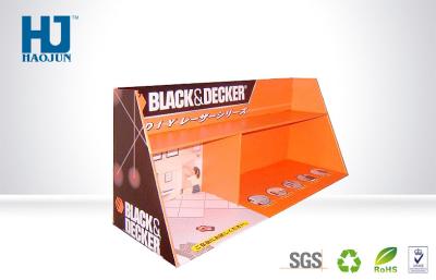 China Vamishing Lamination Folding Exhibition Cardboard Display Box CMYK Color for sale
