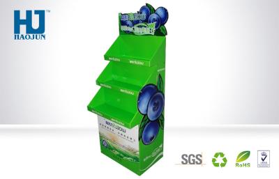 China Customized Full Color Cardboard Pallet Display Durable For Green Fruits for sale
