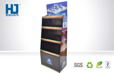 China POP Paper Cardboard Floor Displays Eco-friendly Offest Printing With Logo for sale