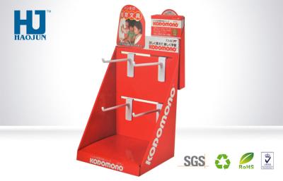 China Corrugated Pop Up Cardboard Hook Display Box With Hook Cardboard Display for sale