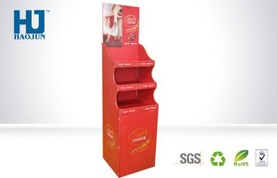 China Cardboard Floor Displays Cardboard Pallet Display For Chocolate for sale