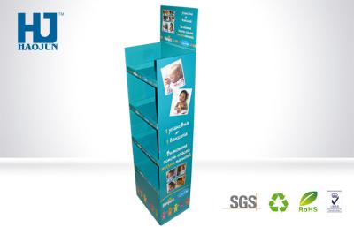 China Supermarket Baby Products Floor Standing Cardboard Pallet Display For Puppet Toy Promotion for sale