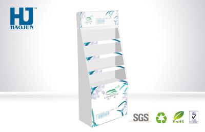 China Retail POP Corrugated Cardboard Floor Displays Stand for Body Care Products for sale