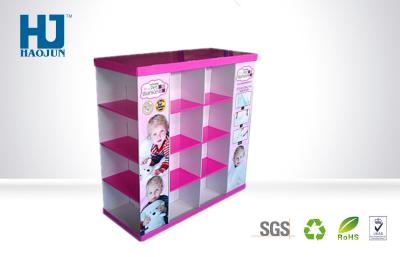 China Color Printing OEM Custom Retail Store Clothing Cardboard Display Stand For Shop Counter Design for sale