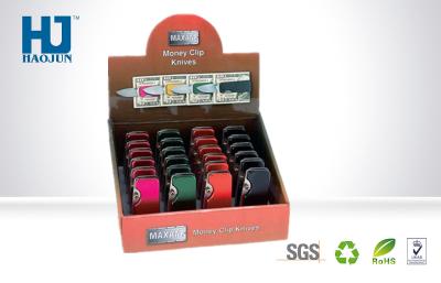China Folded Counter Display Boxes Paper For Knives Promotion for sale