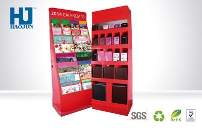 China Pop Store Cardboard Advertising Display For Calendar And Wallet for sale
