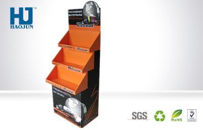 China Varnishing And Glossy Corrugated Cardboard Pallet Display For Bottles for sale