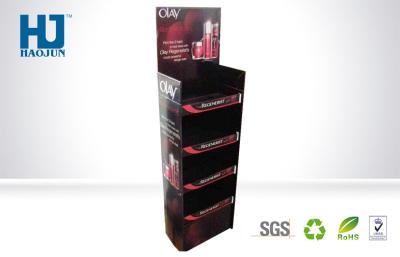 China Glossy / Matt Lamination Customized Printing Cosmetic Display Stand For Women for sale