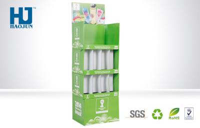 China OEM Floor Paper Display Stand , POP Cardboard Display For Juice Drinks for sale