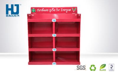 China Eco-Friendly Christmas Gift Cardboard Display Stand For Mall Advertising And Promotion for sale