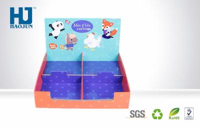 China Cartoon Printed DVD / CD POP Cardboard Counter Display Boxes For Shopping Mall for sale