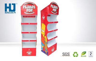 China Free Sample Are Avaliable Glossy Recycled Cardboard Floor Display For Toys And Grifts for sale