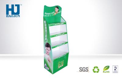 China Eco-friendly Easy Installation Cardboard Pallet Display For Shower Gel Promotion for sale