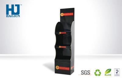 China Black Cardboard Pallet Display Stand For Garment Promotion for sale