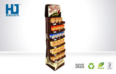 China Beautiful 6 Tiers Cool Design Cardboard Pallet Display For Chips for sale