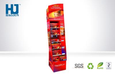China Custom Corrugated Cardboard  Floor Display Stand For Kneelet Product for sale