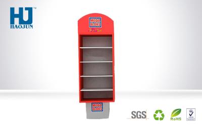 China POS Cardboard Paper Floor Standing Advertisting Pallet Display Rack for sale