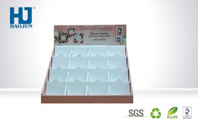 China Pretty Cardboard Counter Display Box for Photo Frames / Greeting Cards for sale